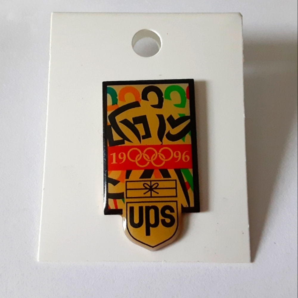 Ups 1996 Centennial Atlanta Olympics Lapel Pin - Gem